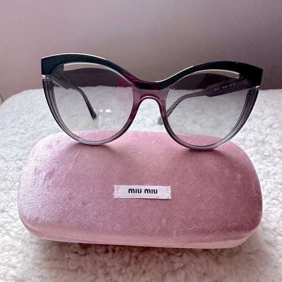Miu Miu | Accessories | Miu Miu Cat Eye Cutout Sunglasses | Poshmark